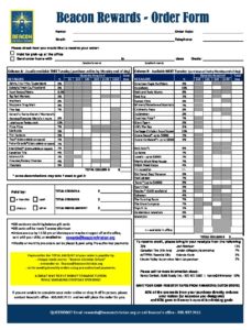 Beacon Rewards Order Form – 2023 FINAL fillable | Beacon Christian School